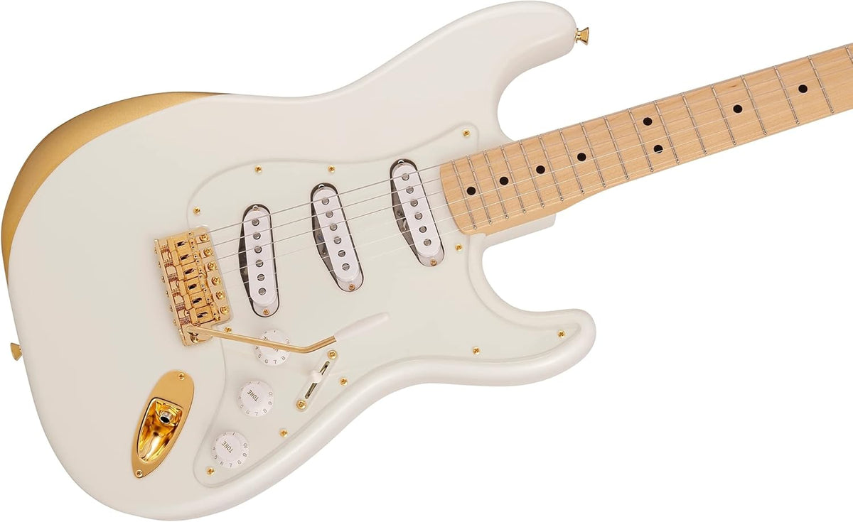 Fender Made in Japan Ken Stratocaster Experiment #1 Maple Original Whi ...