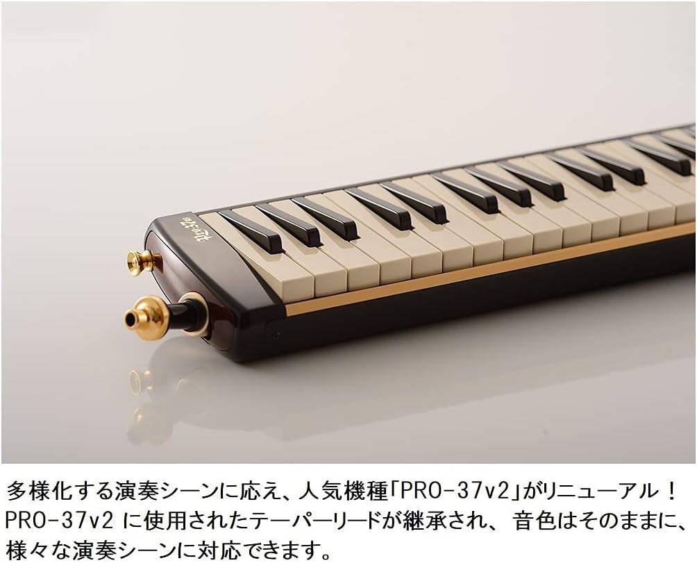 SUZUKI PRO-37 V3 Wind Keyboard Melodica Alto Melodion PRO-37V3 Case In ...